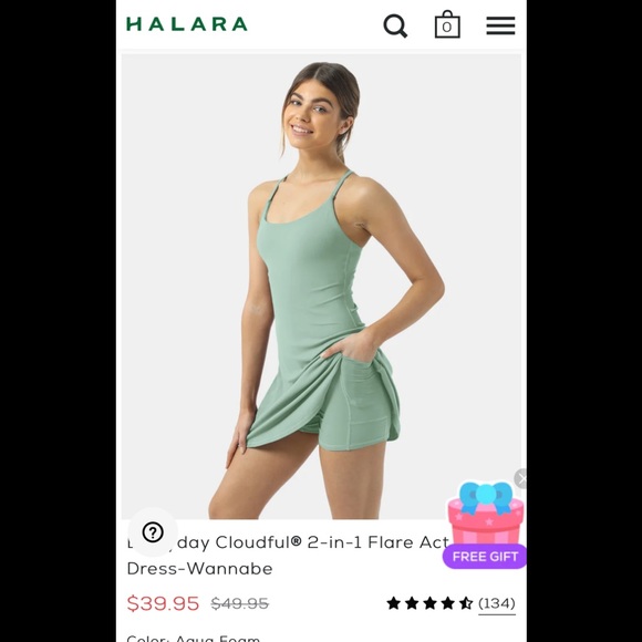 HALARA | Dresses | Halara Dress With Built In Bra And Shorts | Poshmark
